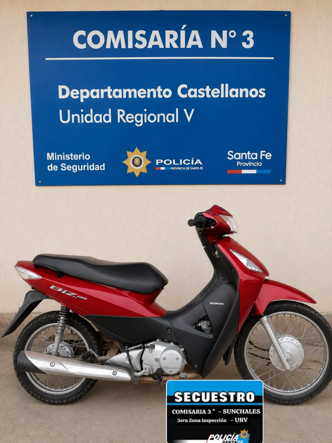 El "Chaqueño" pudo escaparse pero se recuperó la moto robada