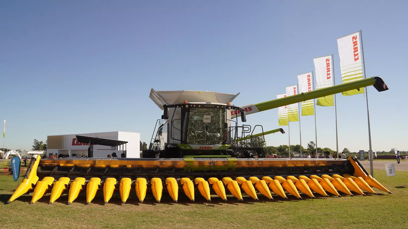 Expoagro exhibe la cosechadora más potente del mercado y es de CLAAS